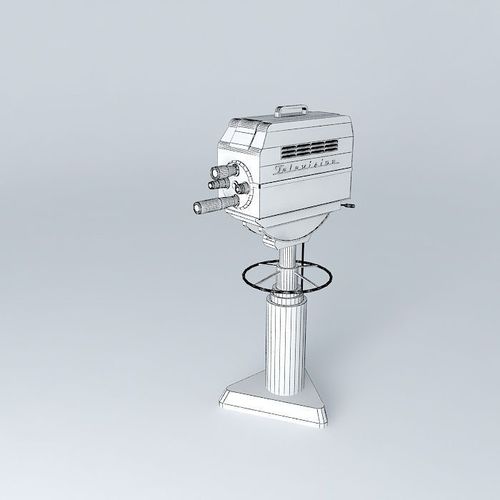 Old Television Camera Studio TV Camera Ple... free 3D Model .max .obj ...