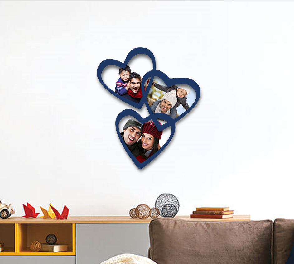 Family hearts photo frame 3D model 3D printable | CGTrader