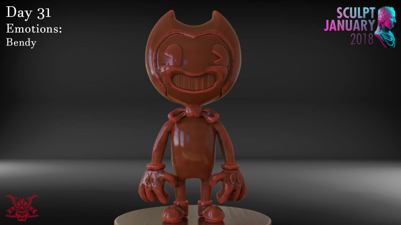 Bendy Sculpture Timelapse and Model 3D model 3D printable | CGTrader