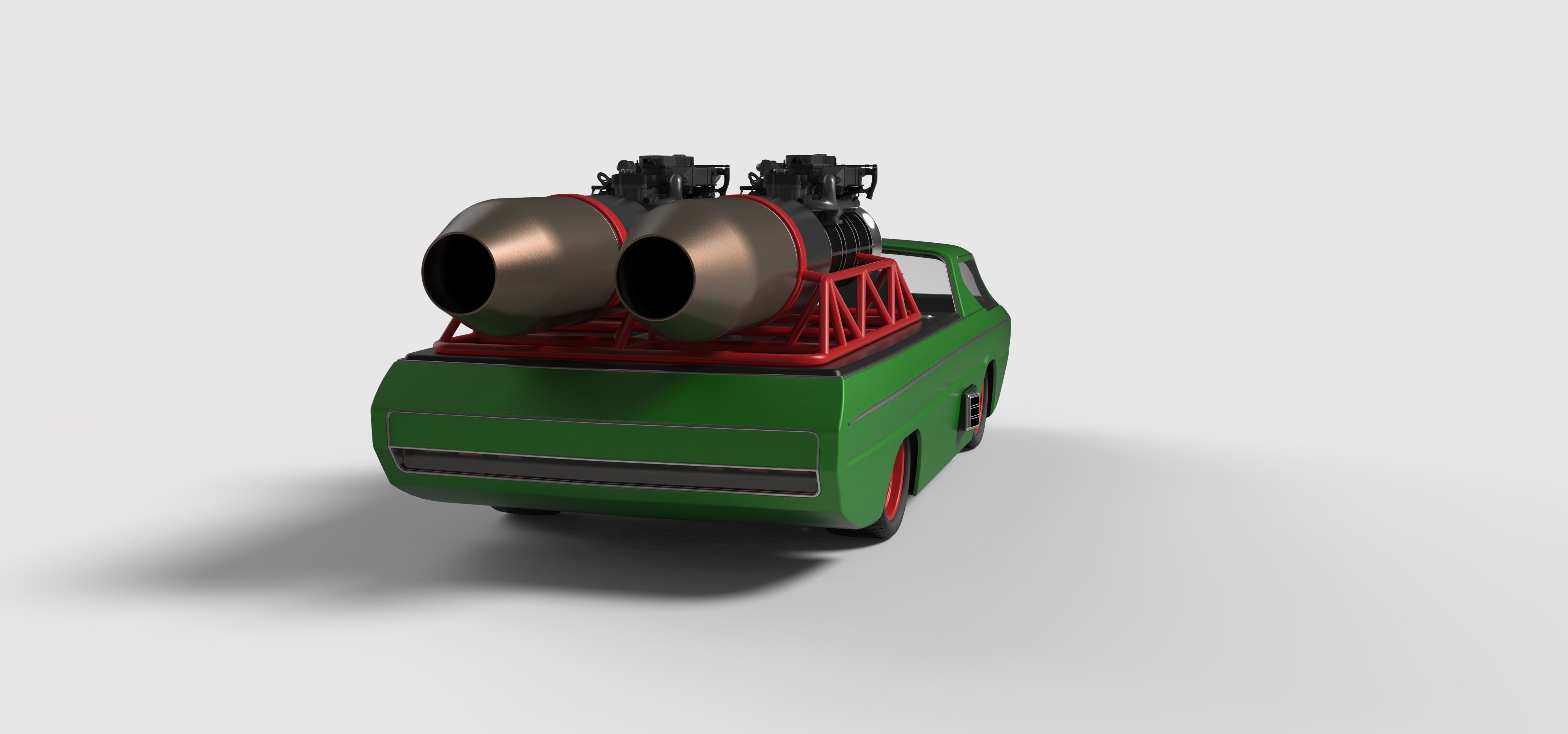 Jet Dodge Deora 3D model | CGTrader