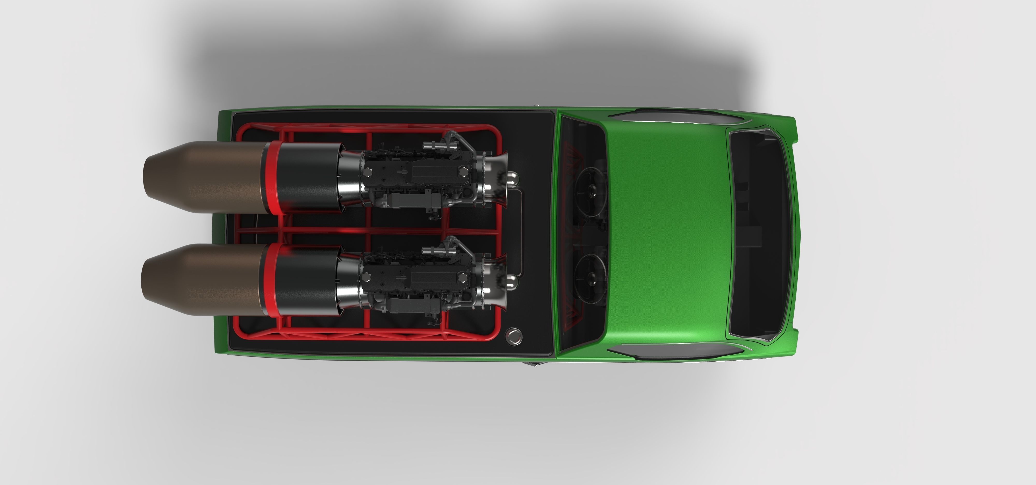 Jet Dodge Deora 3D model | CGTrader