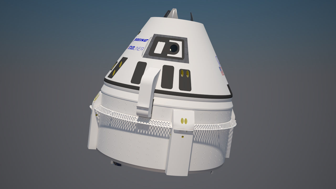 Boeing Starliner CST 100 Exterior 3D model | CGTrader