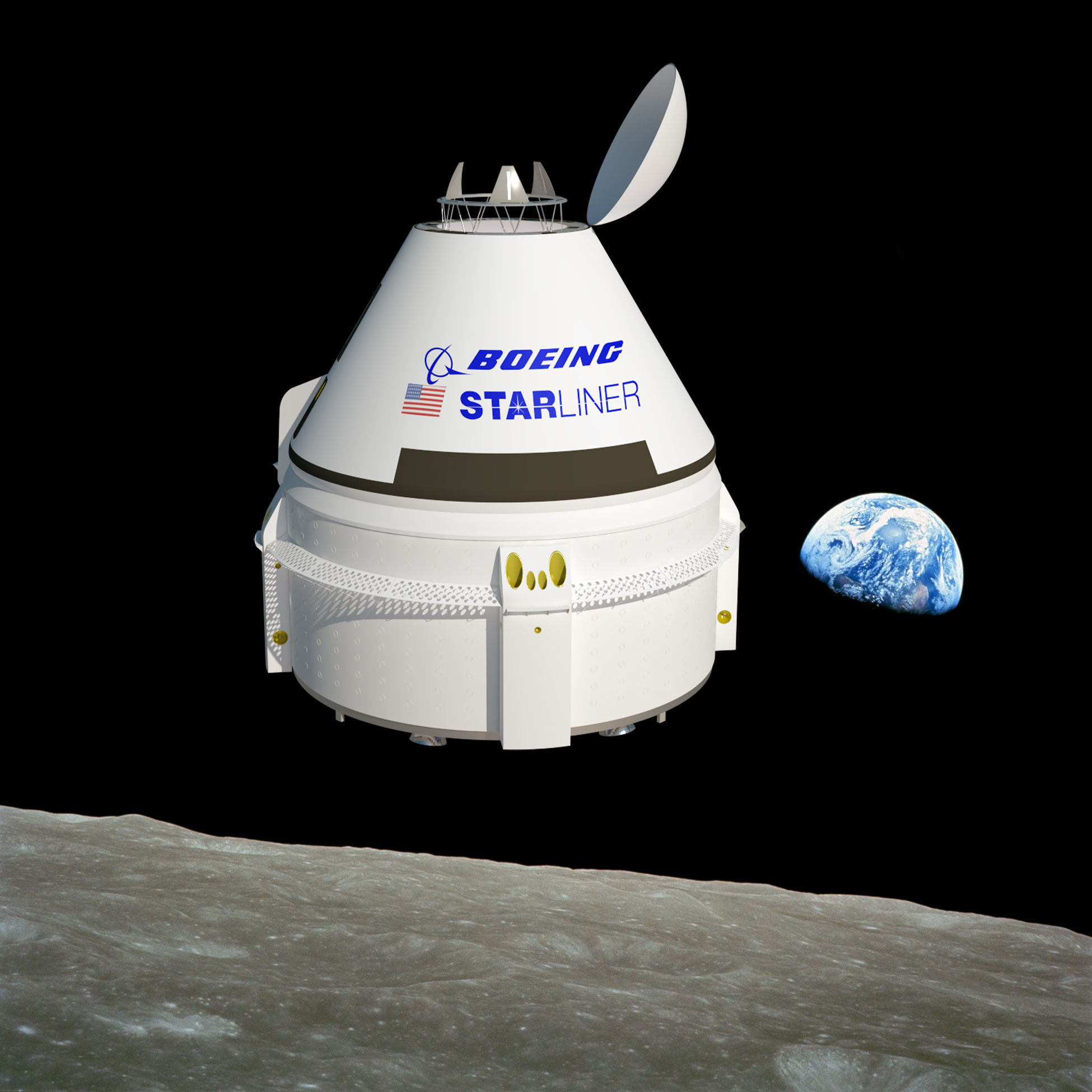 Boeing Starliner CST 100 Exterior 3D model | CGTrader