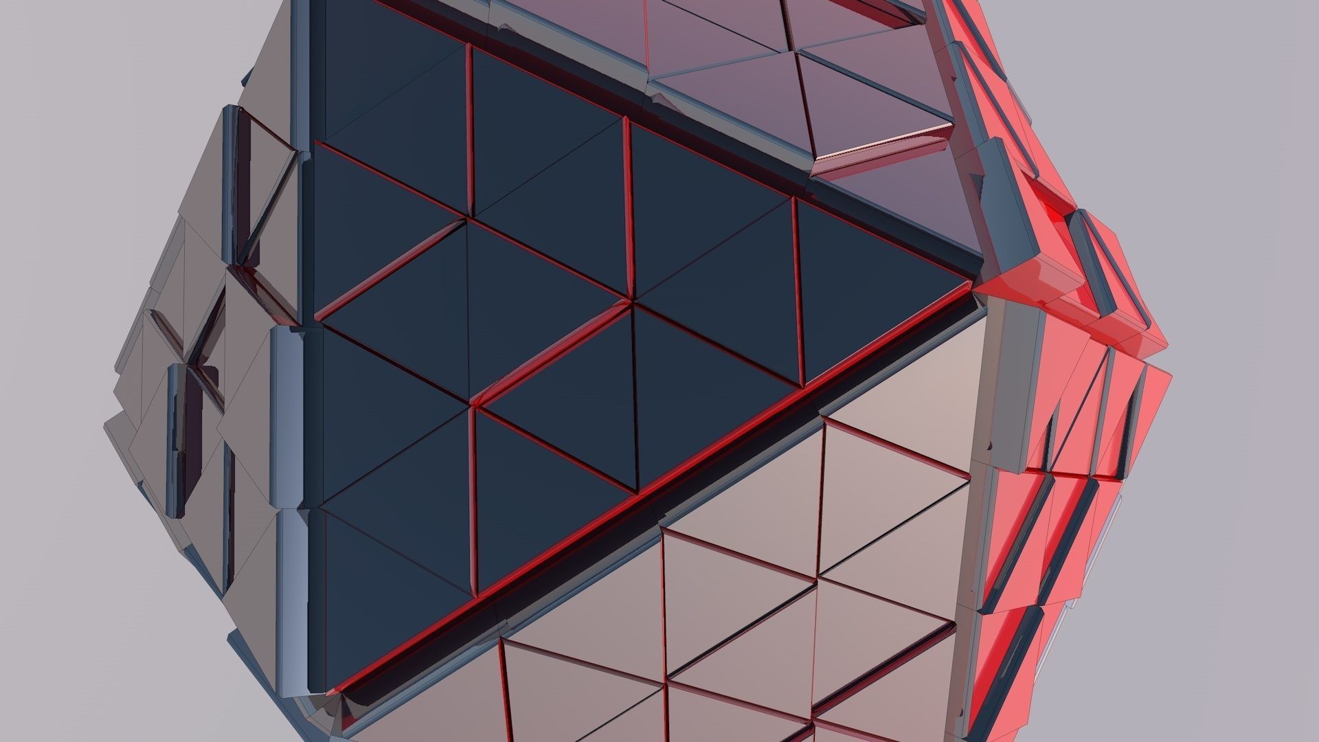 Sci Fi Platonic Shape Triangle Low-poly 3D model 2019 3D model | CGTrader