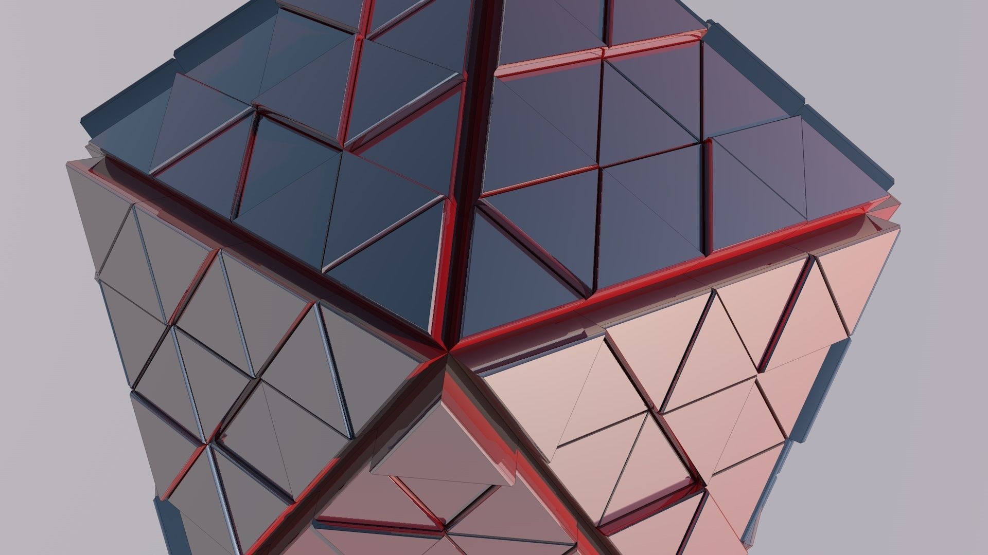 Sci Fi Platonic Shape Triangle Low-poly 3D model 2019 3D model | CGTrader