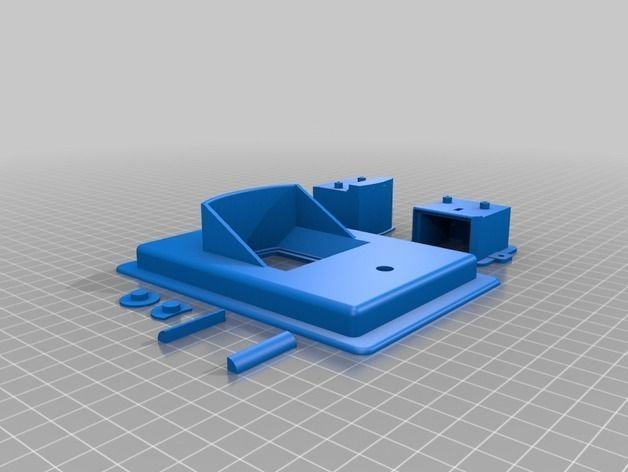Fingerprint sensor support holder 3D model 3D printable | CGTrader