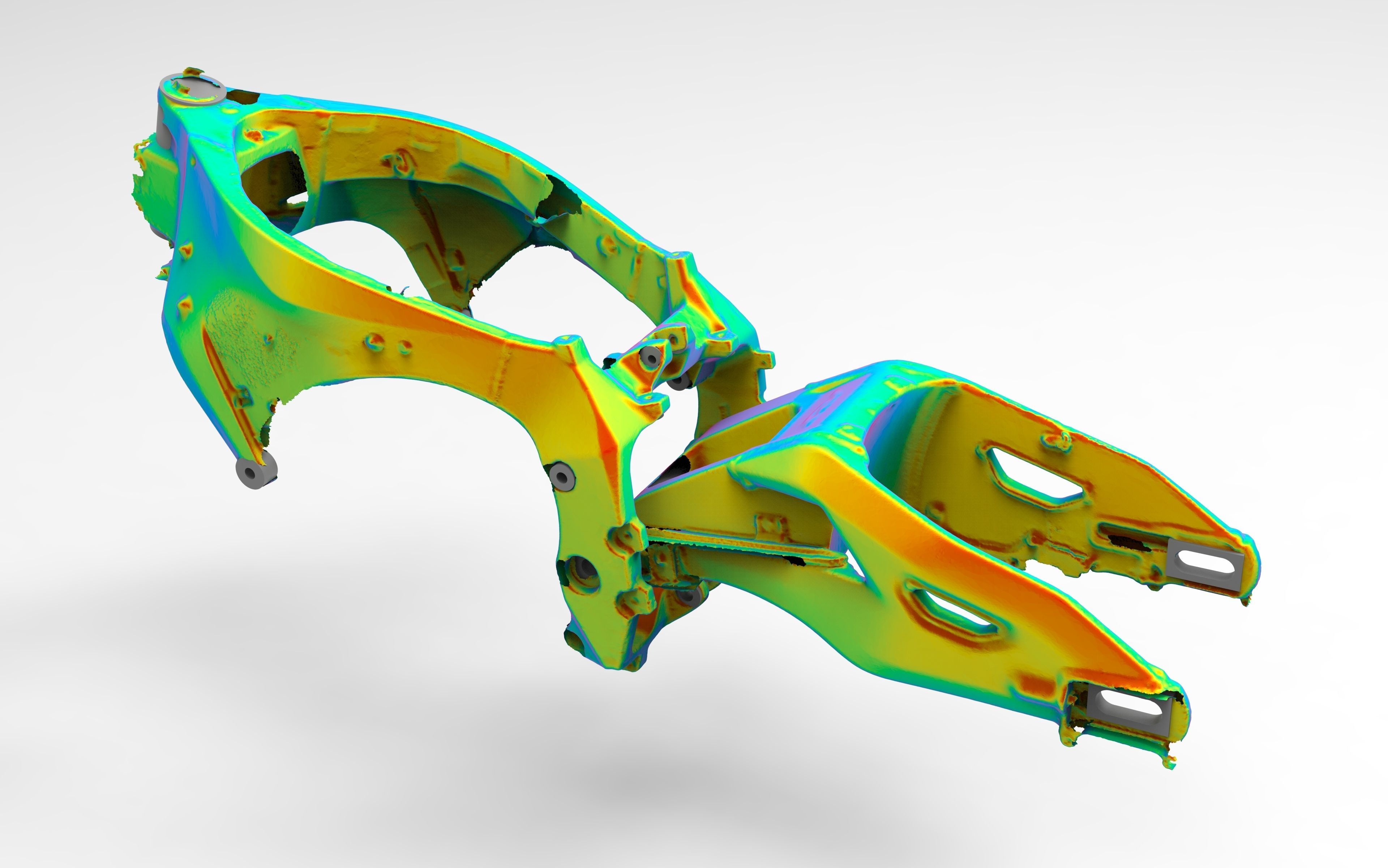 yamaha 1000 r1 2015 frame 3D model | CGTrader