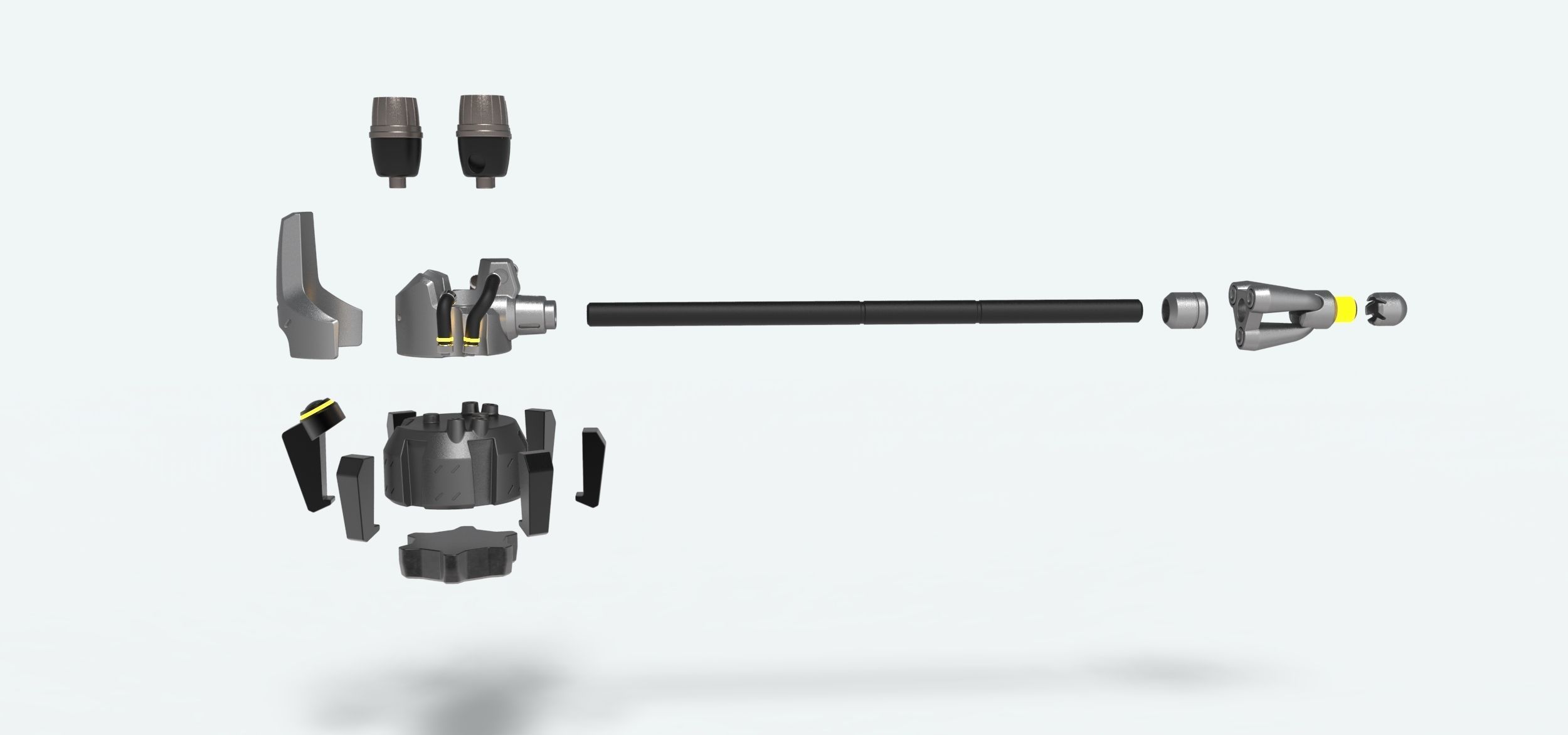 Reinhardt hammer from game Overwatch 3D model | CGTrader