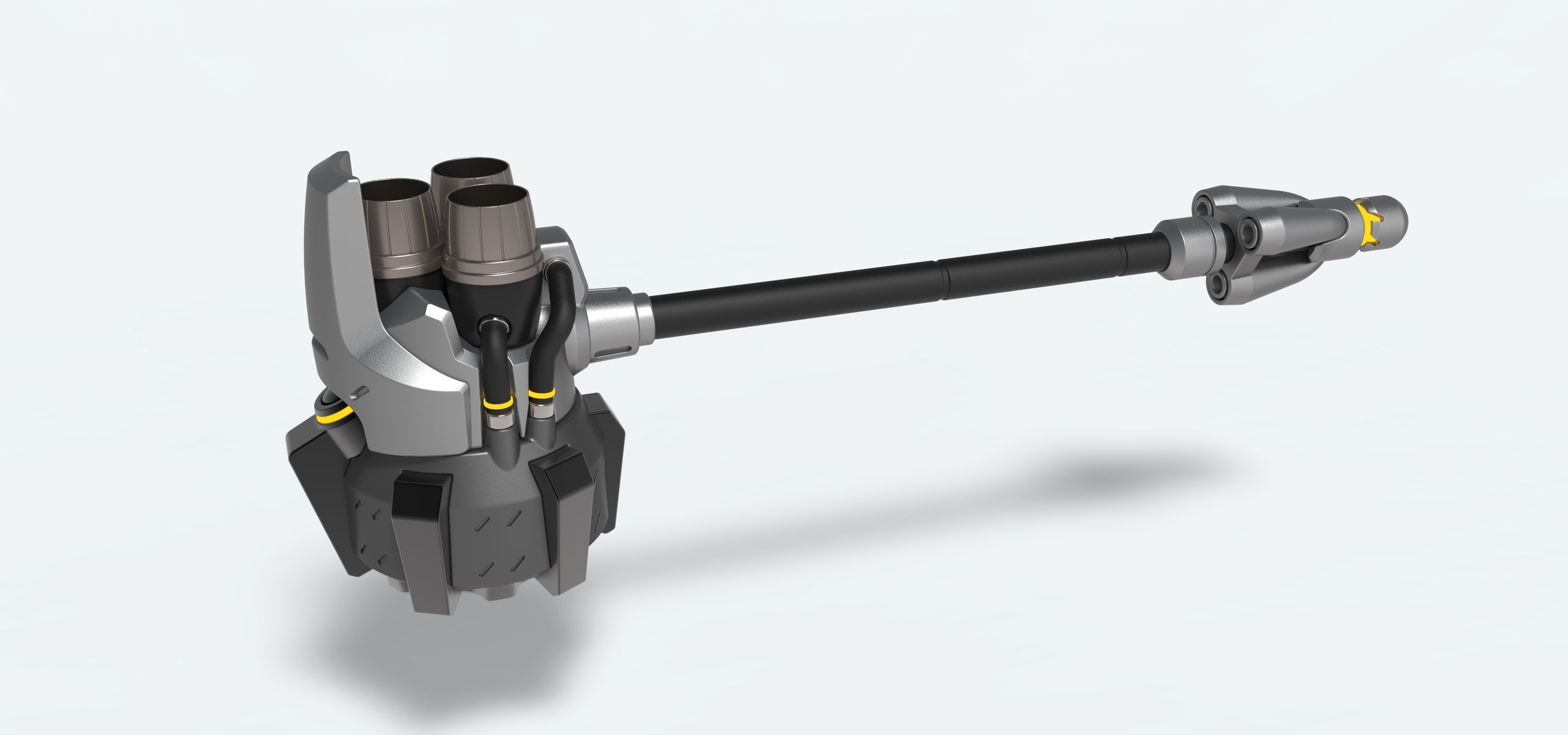 Reinhardt hammer from game Overwatch 3D model | CGTrader