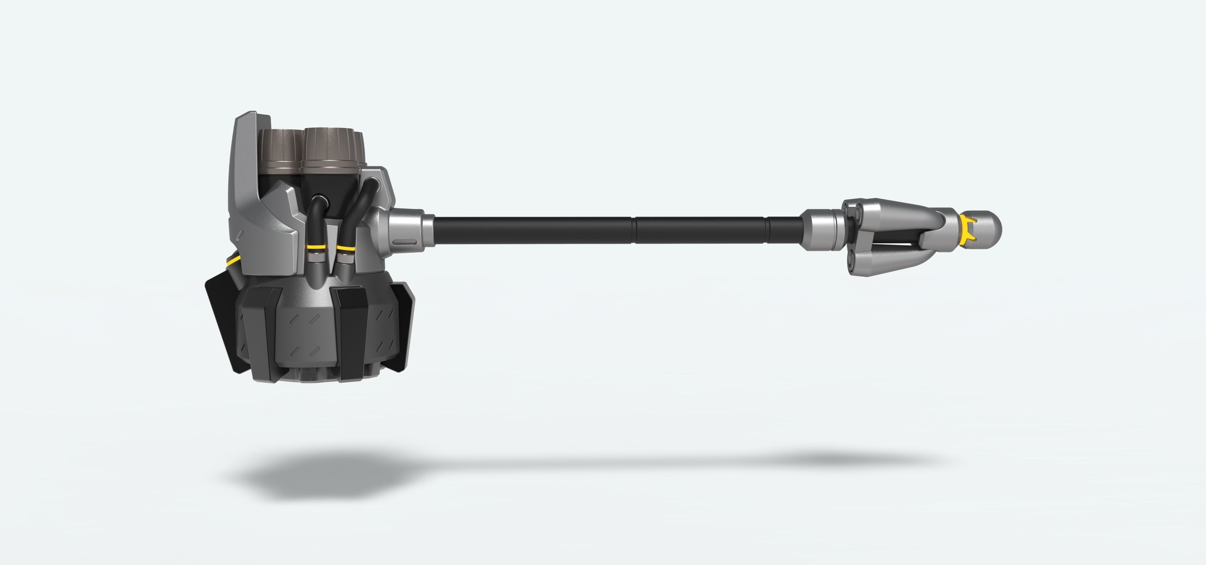 Reinhardt hammer from game Overwatch 3D model | CGTrader