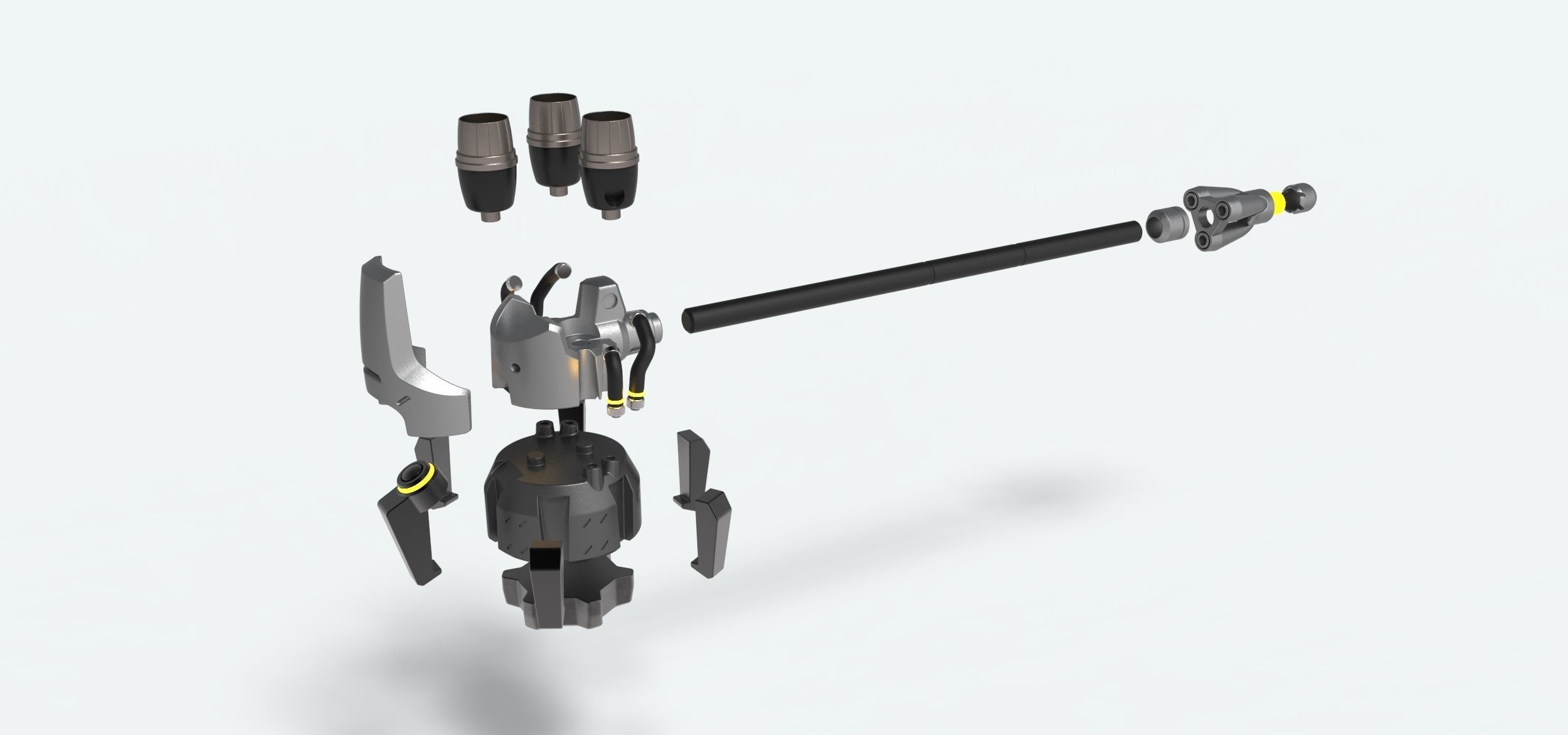 Reinhardt hammer from game Overwatch 3D model | CGTrader