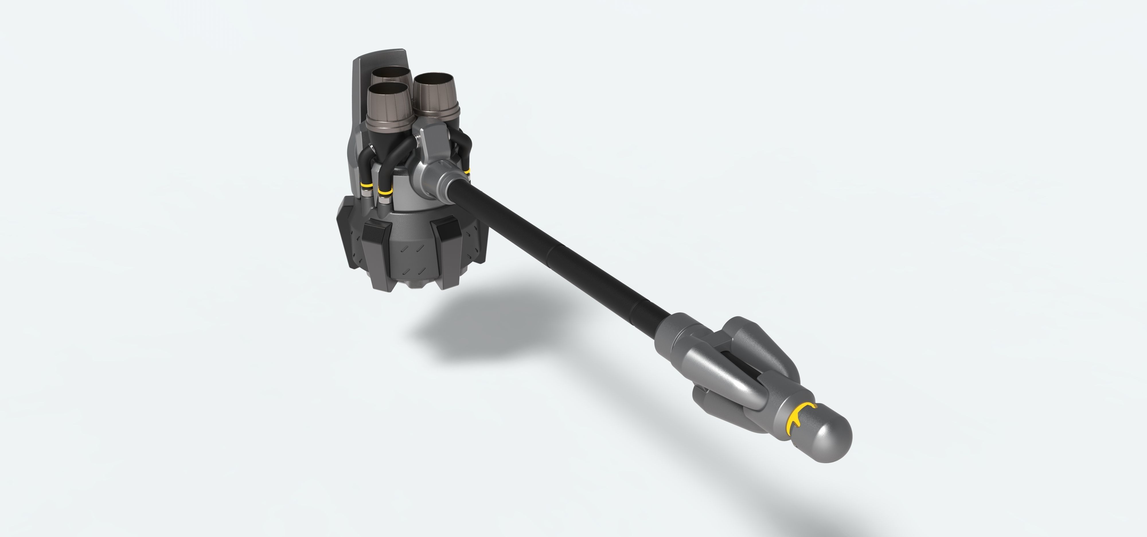 Reinhardt hammer from game Overwatch 3D model | CGTrader