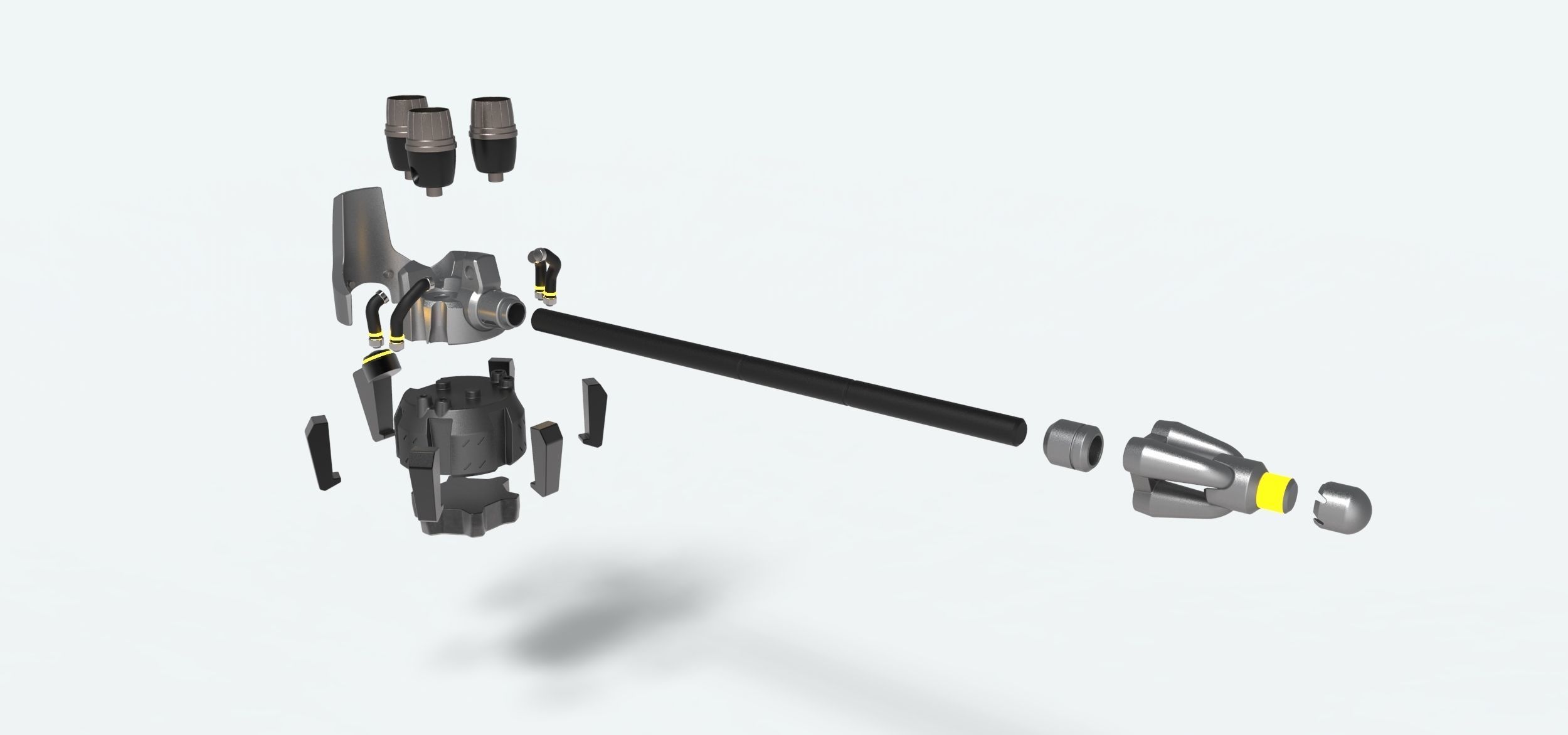 Reinhardt hammer from game Overwatch 3D model | CGTrader