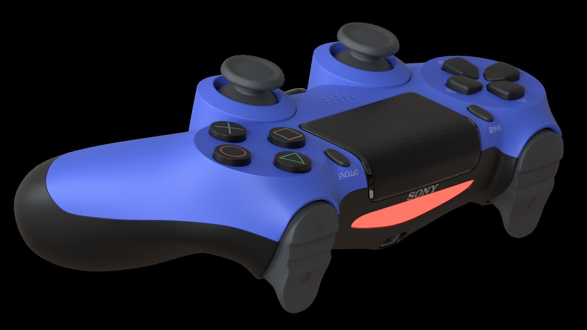 controller ps4 2019 3D model rigged | CGTrader
