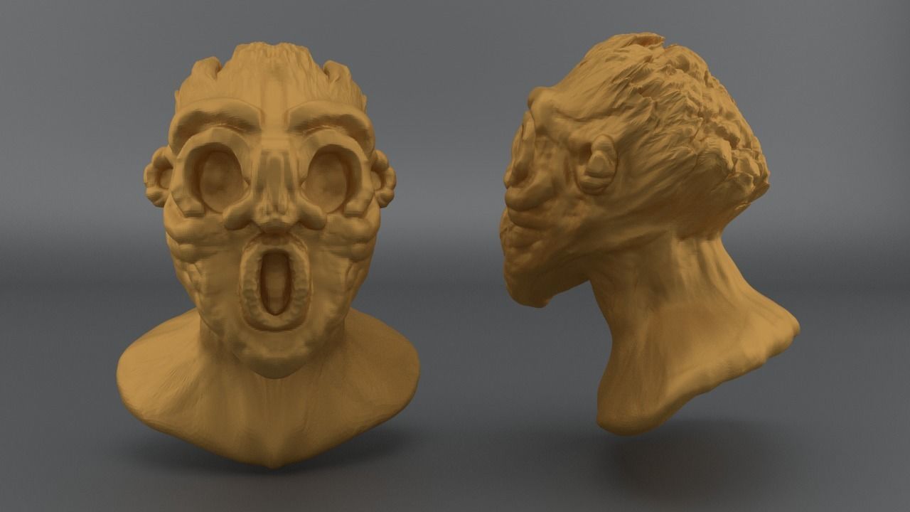 Ancient Forest Head 3D model 3D printable | CGTrader