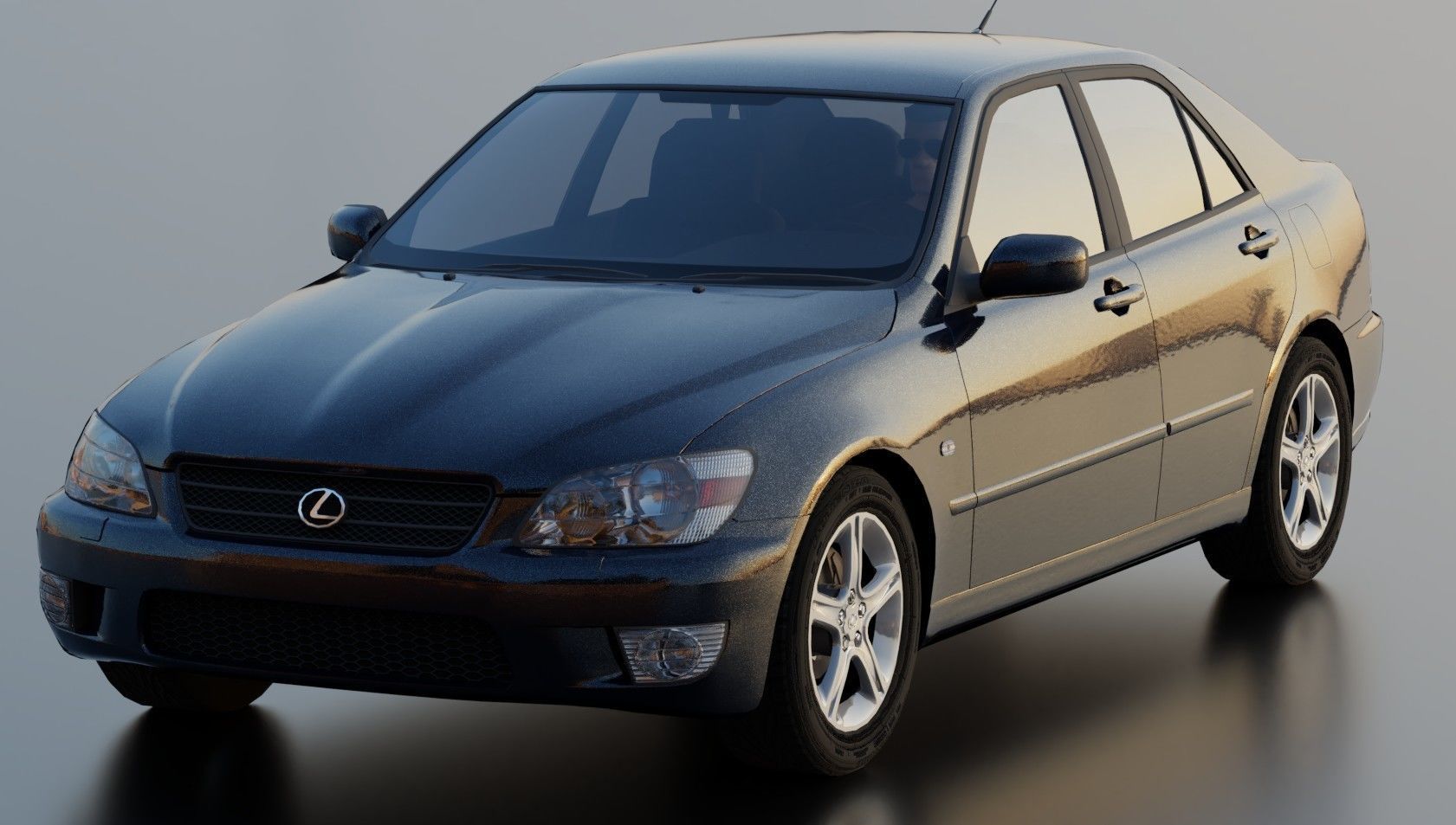 3D model Lexus IS200 VR / AR / low-poly | CGTrader