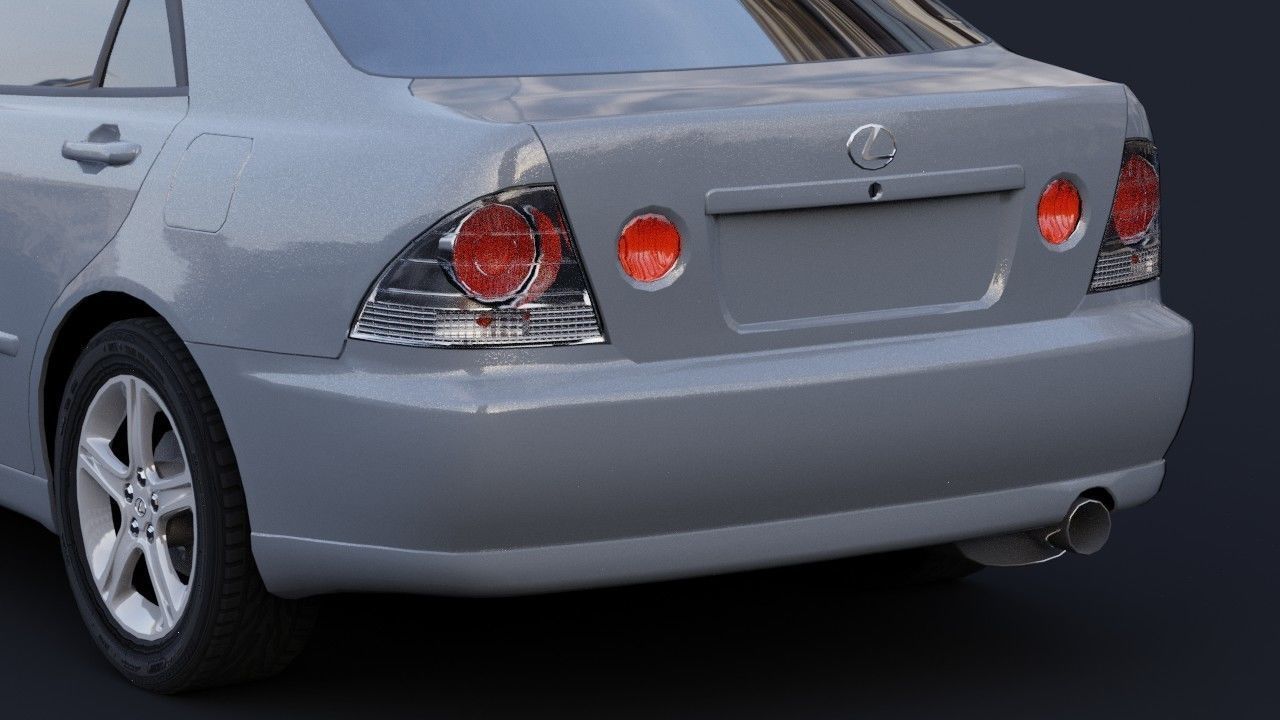 3D model Lexus IS200 VR / AR / low-poly | CGTrader