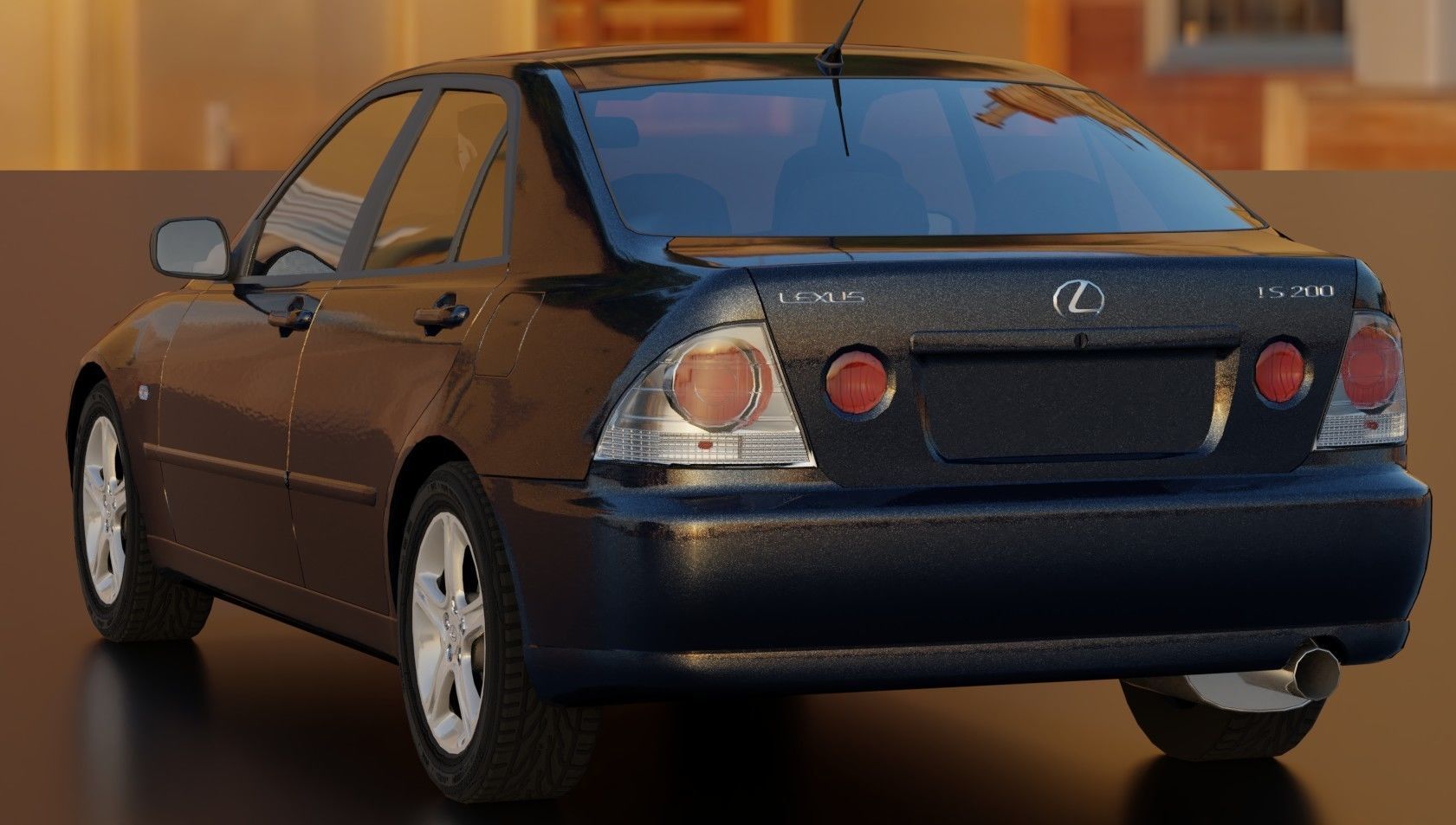 3D model Lexus IS200 VR / AR / low-poly | CGTrader