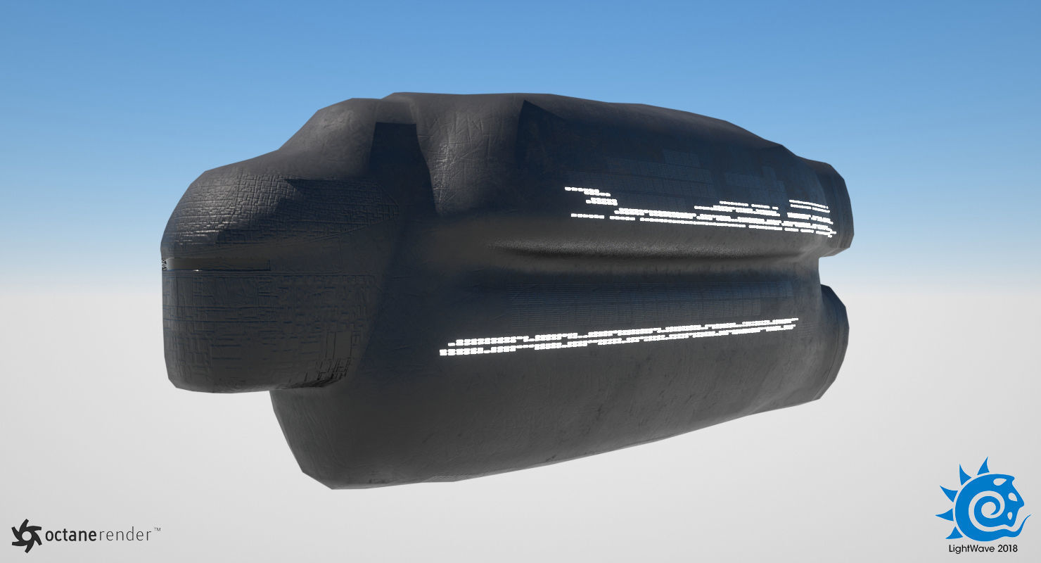 3D model Alien Transport Ship VR / AR / low-poly | CGTrader