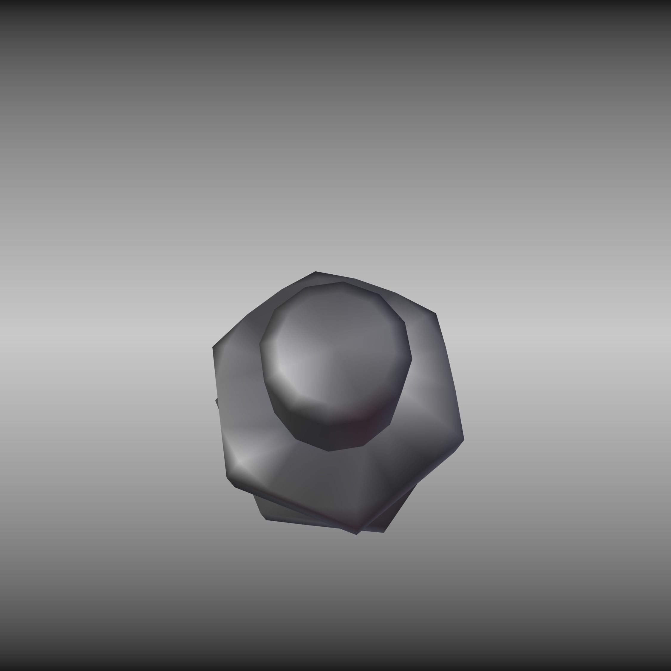3D model Low Poly Nut on Bolt VR / AR / low-poly | CGTrader