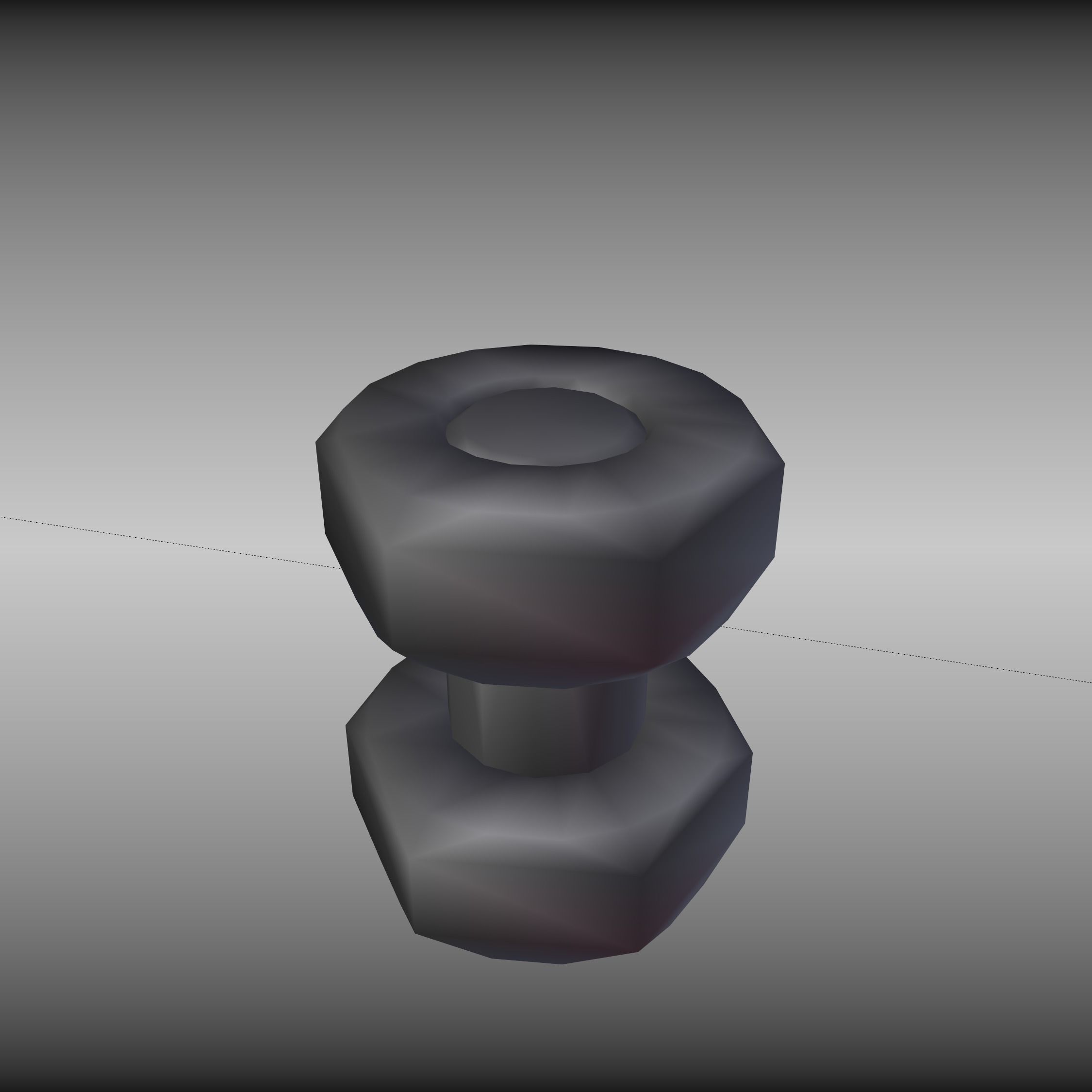 3D model Low-Poly Nut and Bolt VR / AR / low-poly | CGTrader