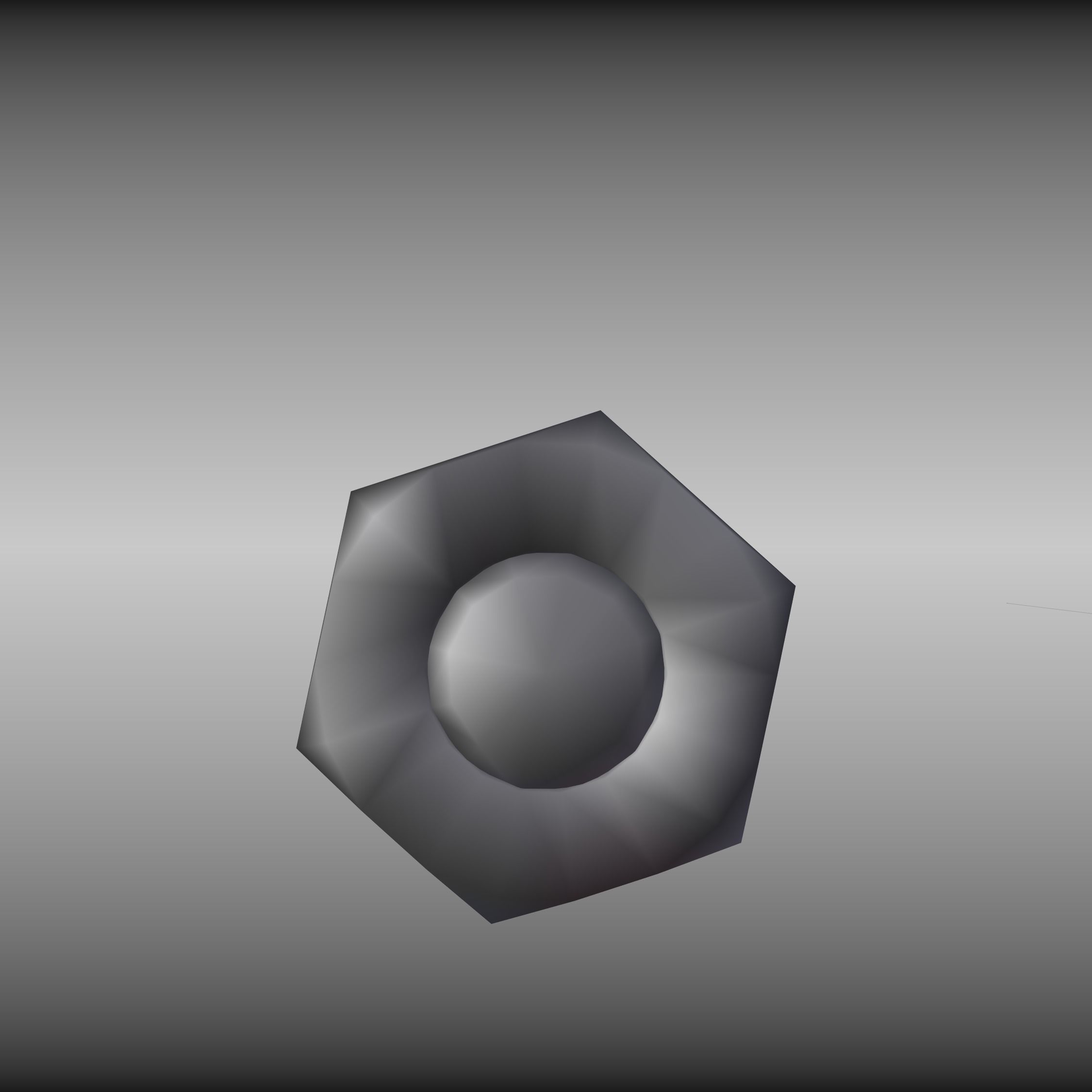 3D model Low-Poly Nut and Bolt VR / AR / low-poly | CGTrader