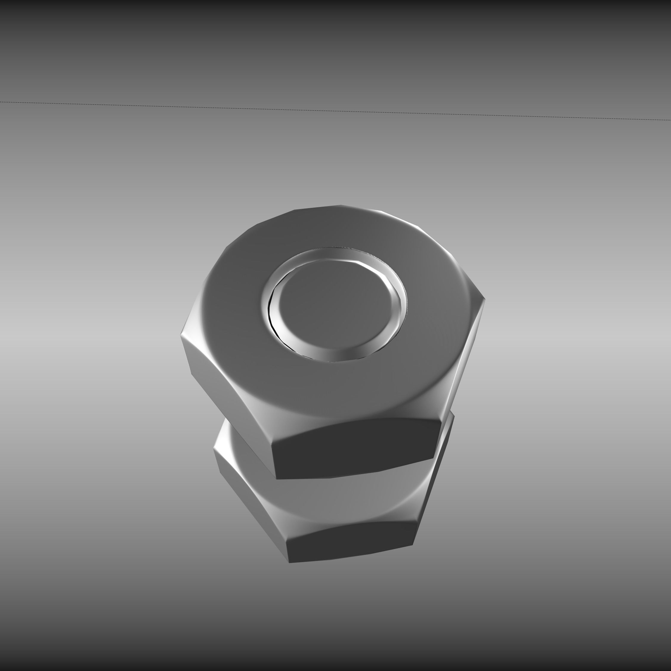 3D model Low-Poly Nut and Bolt VR / AR / low-poly | CGTrader