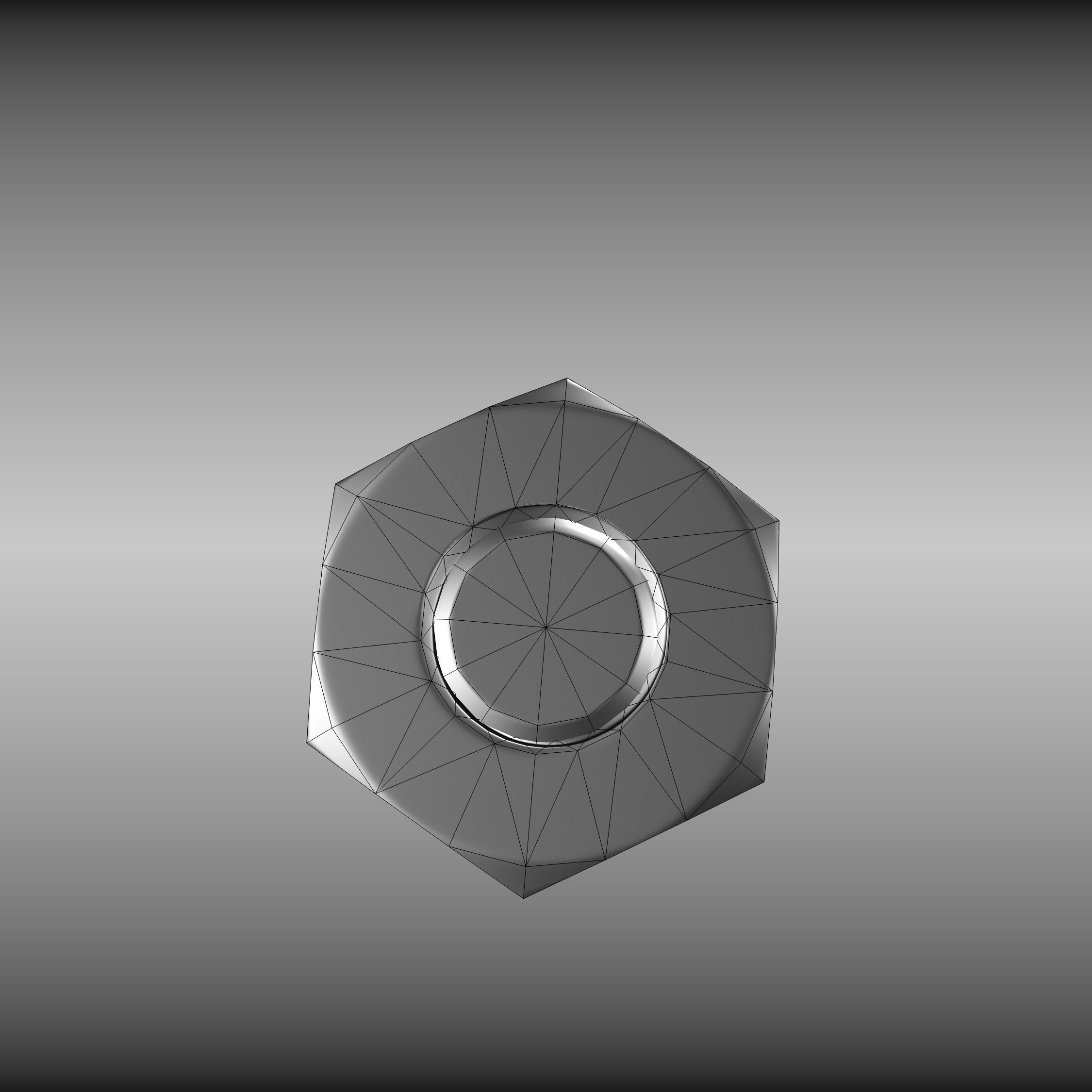 3D model Low-Poly Nut and Bolt VR / AR / low-poly | CGTrader