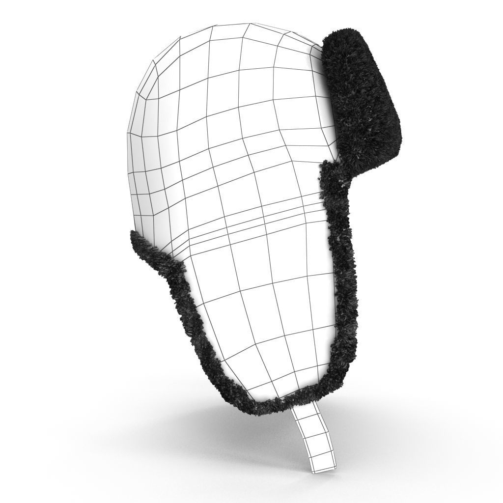 3D model trapper hat VR / AR / low-poly | CGTrader