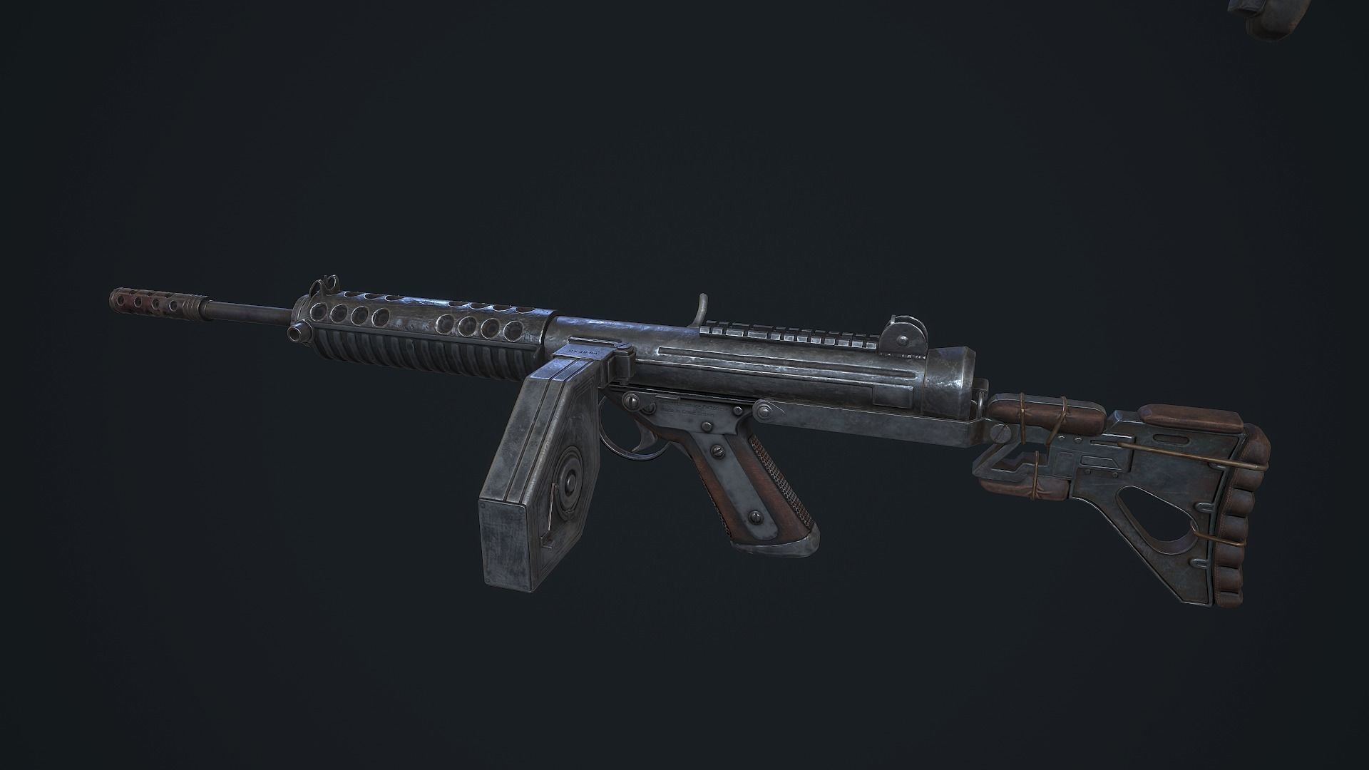 3D model Sterling gun VR / AR / low-poly | CGTrader