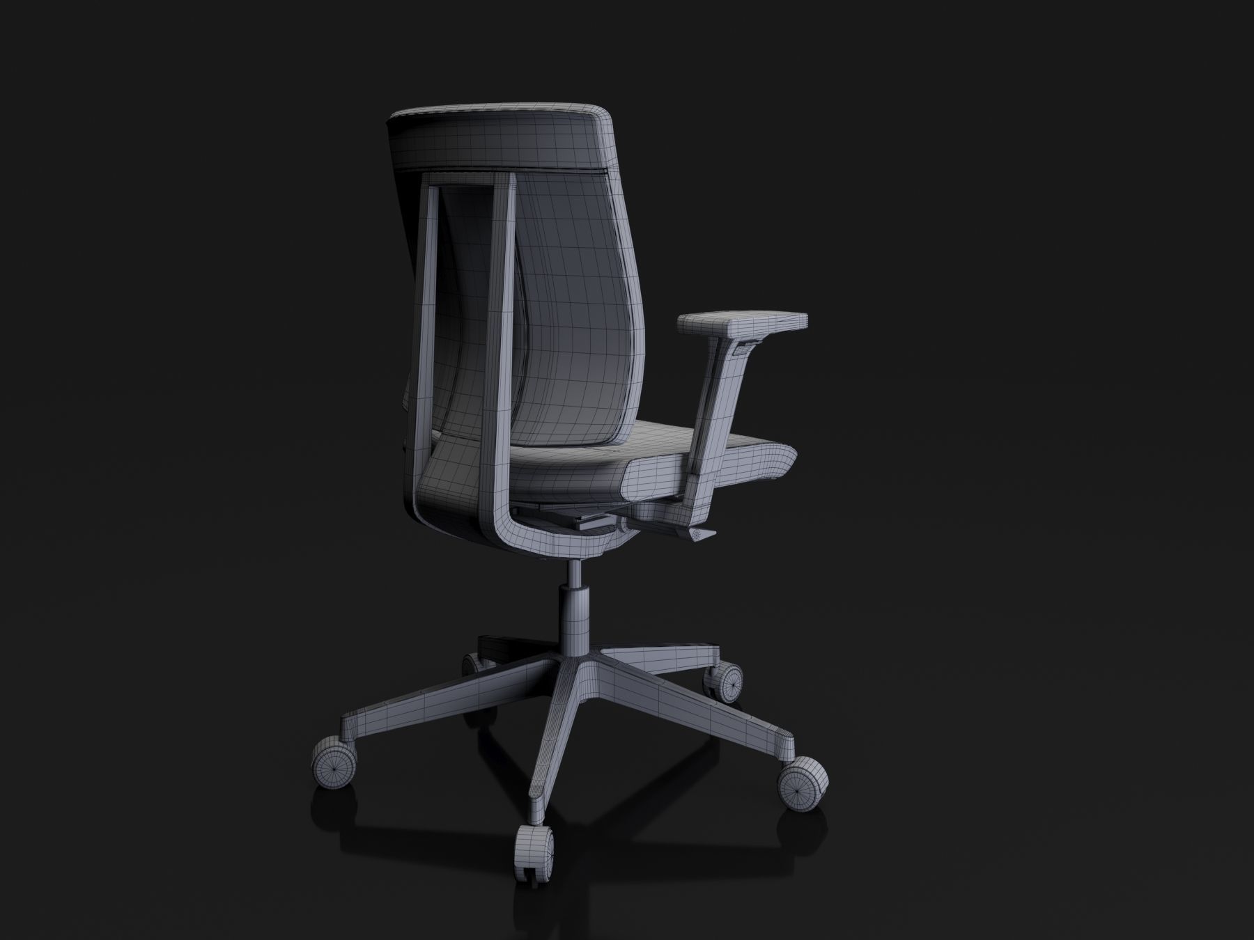 Xenon office chair 3D model | CGTrader