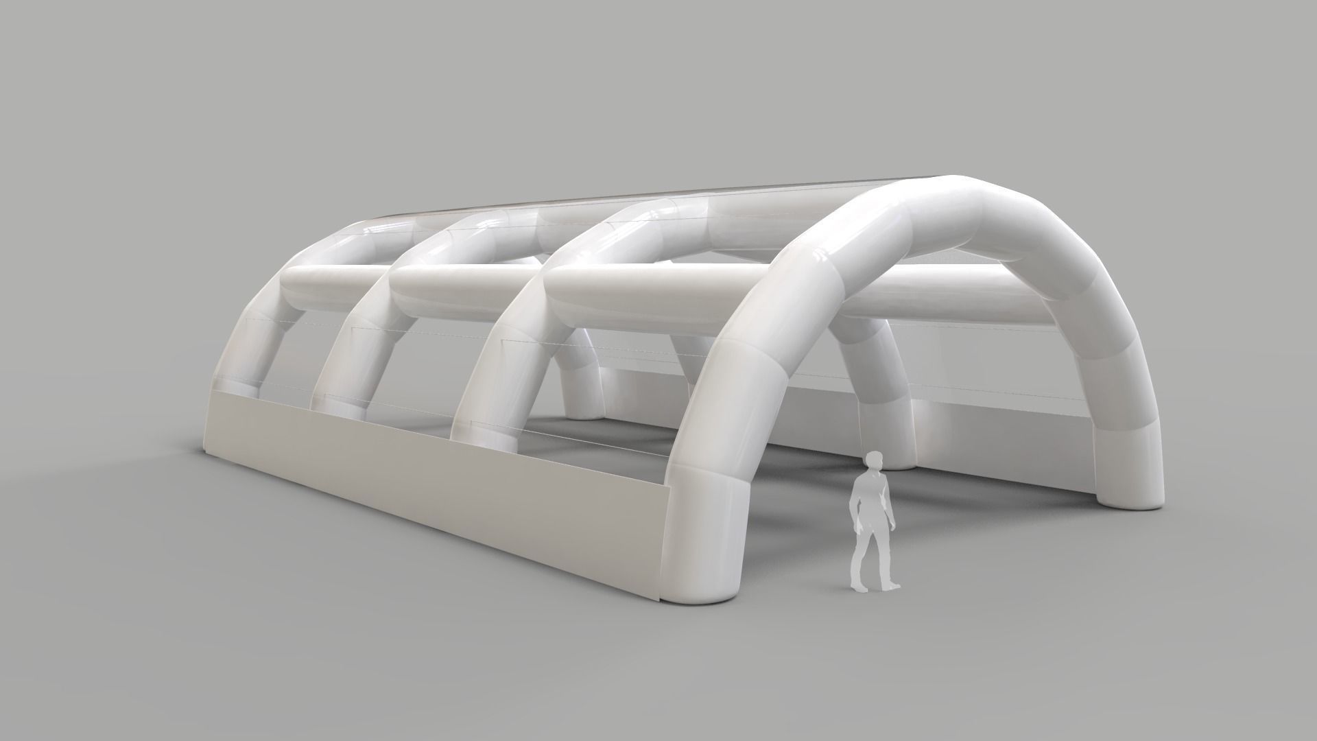 Inflatable Tent - Exhibition Hall 3D model | CGTrader