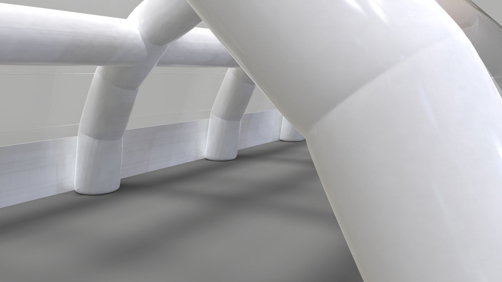 Inflatable Tent - Exhibition Hall 3D model | CGTrader