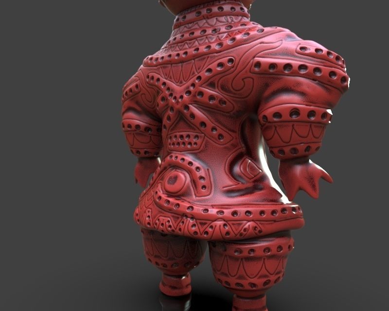 Dogu Sculpture 3D model 3D printable | CGTrader