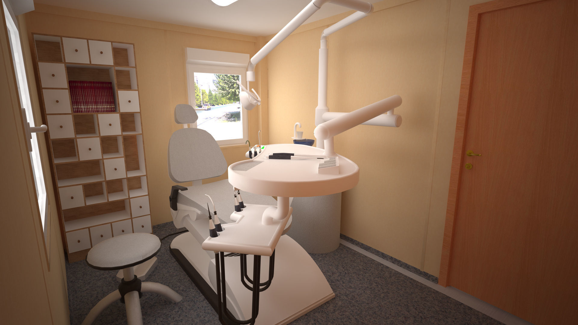 Modular building Medical Center 3D model | CGTrader