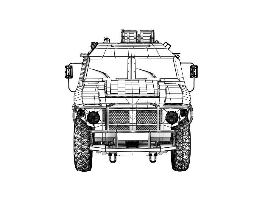 Gaz Tigr 3D model | CGTrader