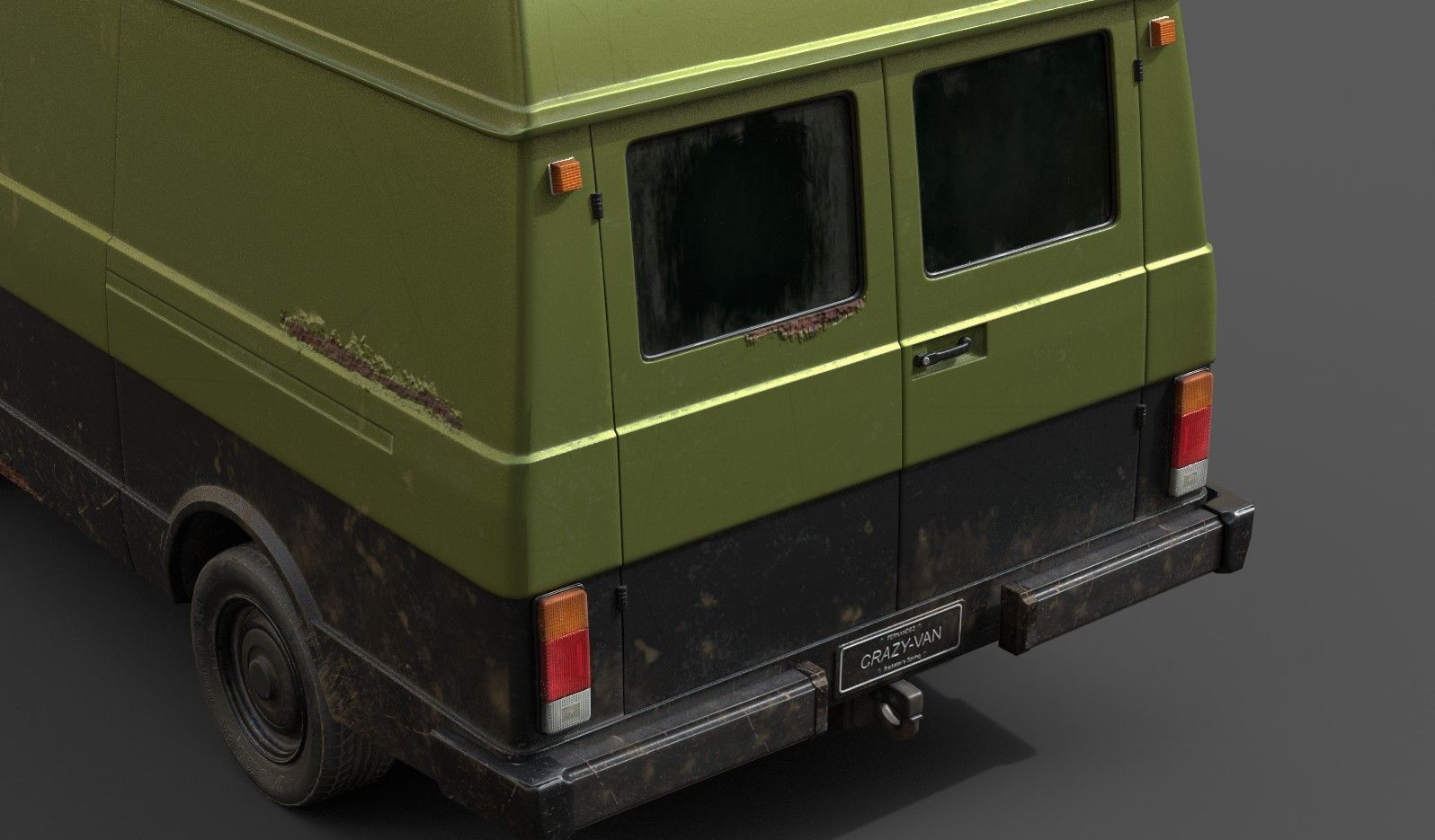 3D model VW Van LT Volkswagen Lowpoly VR / AR / low-poly | CGTrader