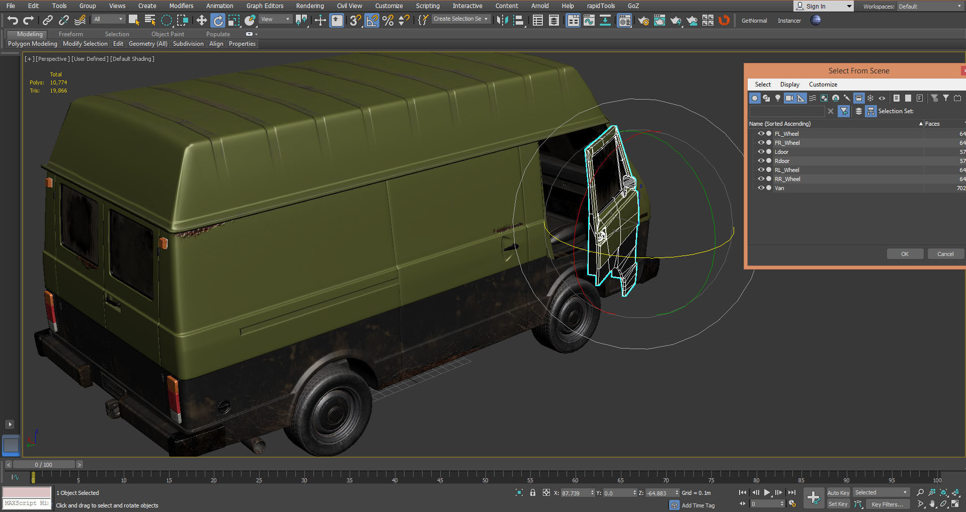 3D model VW Van LT Volkswagen Lowpoly VR / AR / low-poly | CGTrader