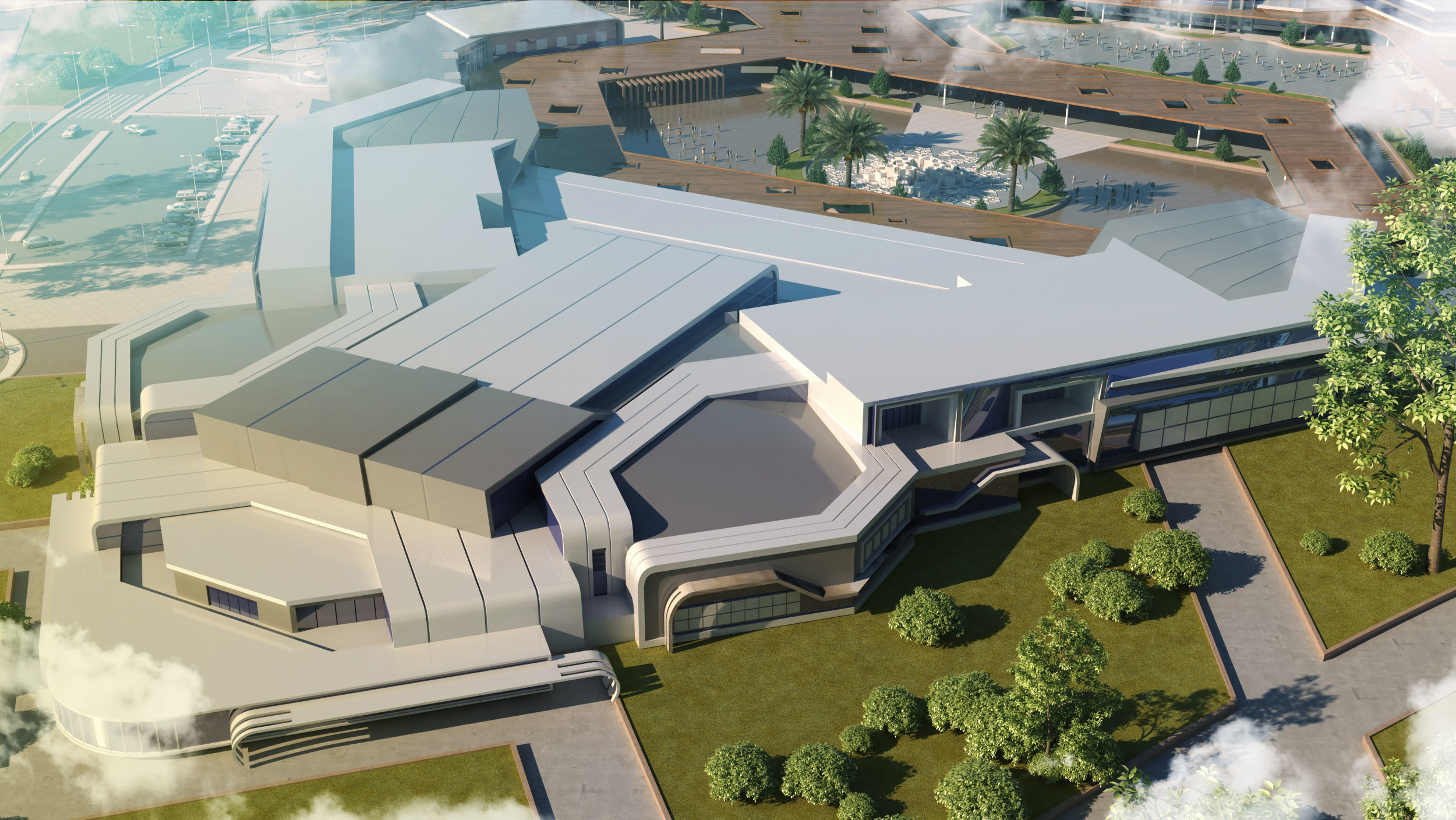 international youth center 3D model | CGTrader