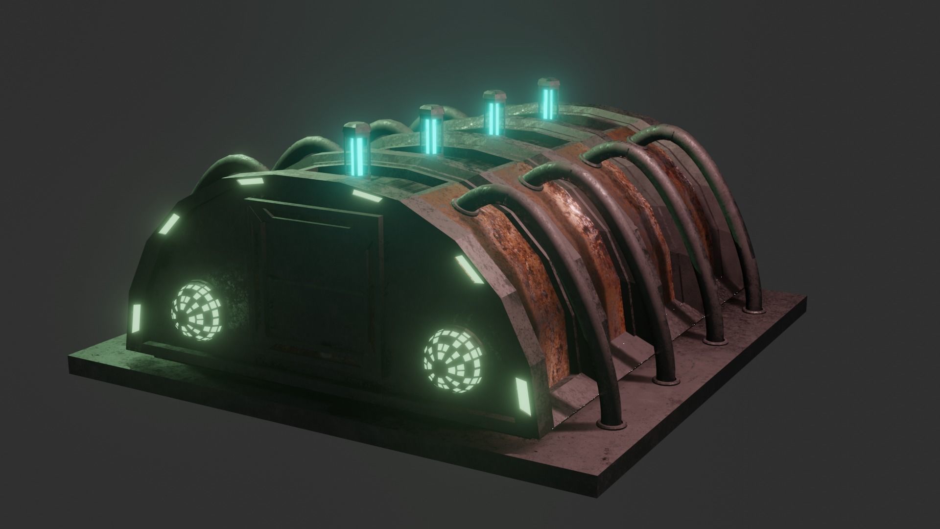 SCI-FI INDSUTRIAL POWER CORE 3D model | CGTrader