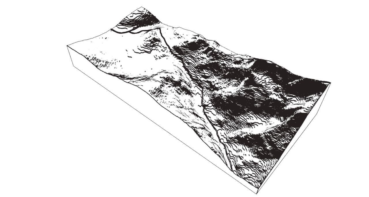 Llanberis Pass Topographical Map 3D model | CGTrader