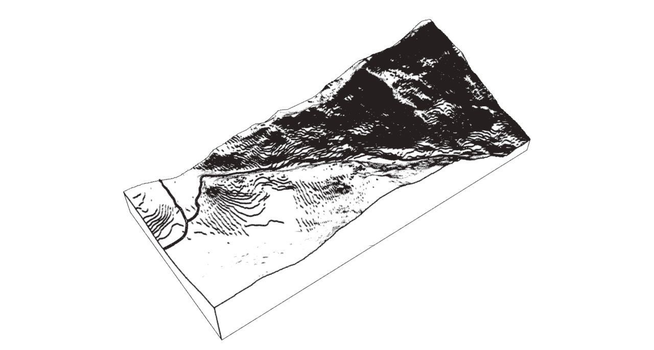 Llanberis Pass Topographical Map 3D model | CGTrader