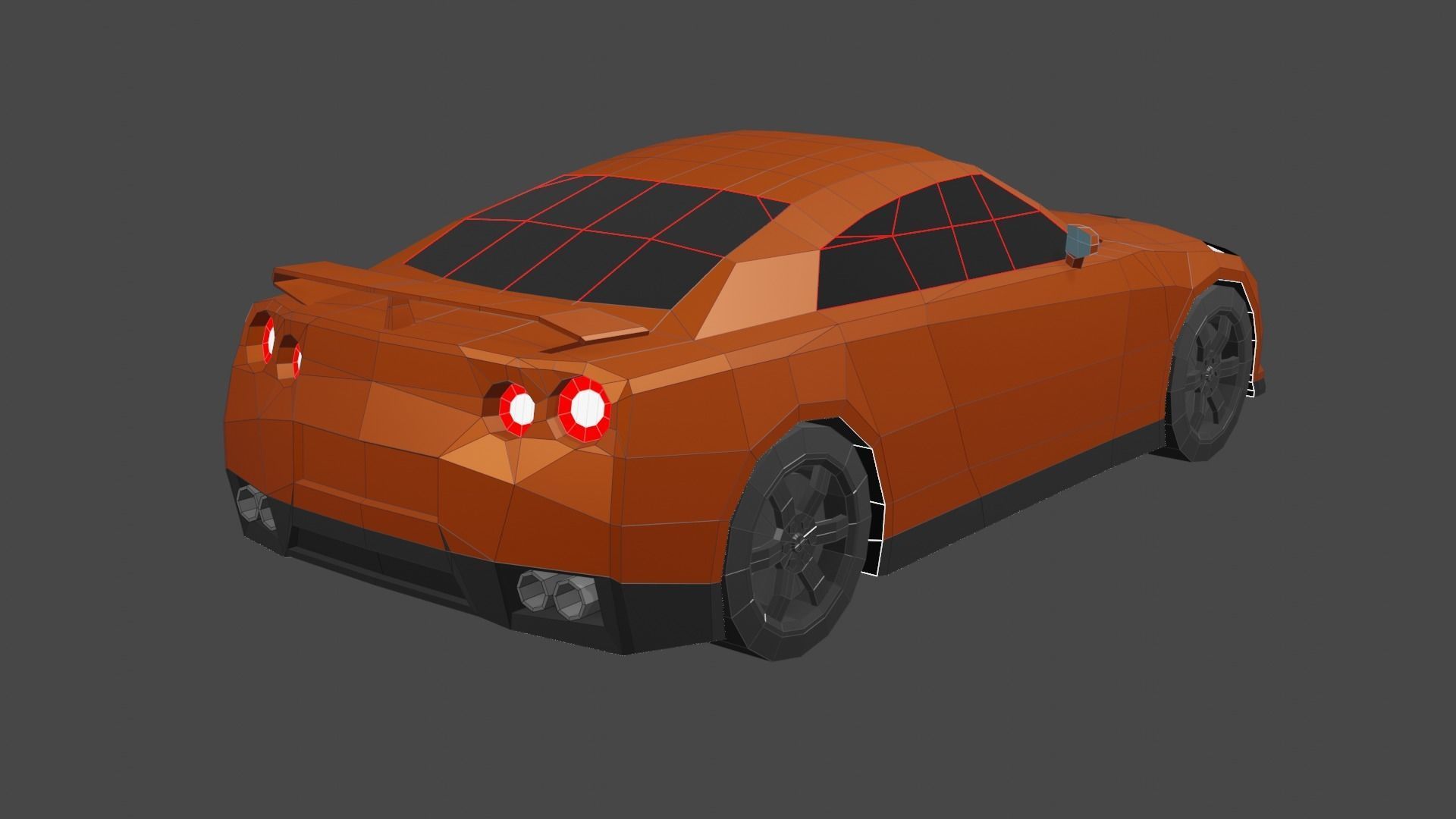 3D model Nissan GTR R35 VR / AR / low-poly | CGTrader