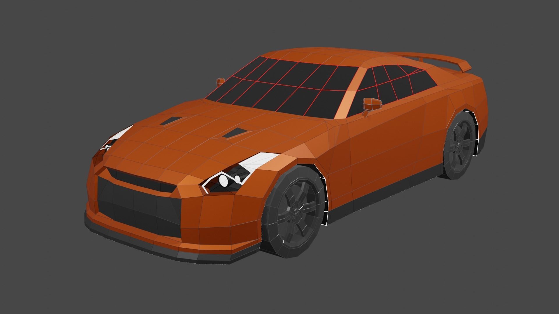 3D model Nissan GTR R35 VR / AR / low-poly | CGTrader