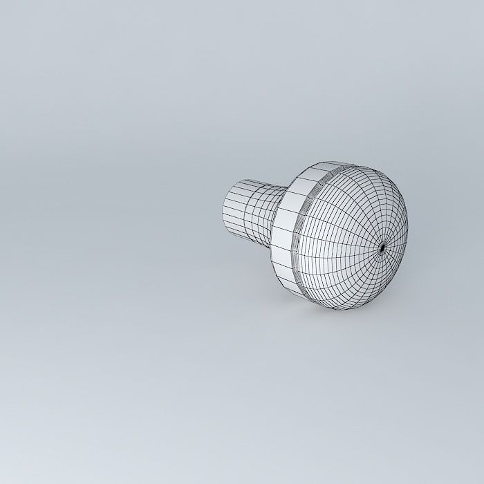 handle wooden knob free 3D model | CGTrader