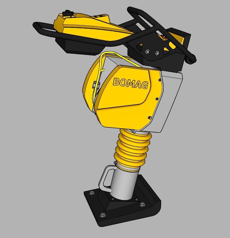 Bomag BT65 3D model | CGTrader