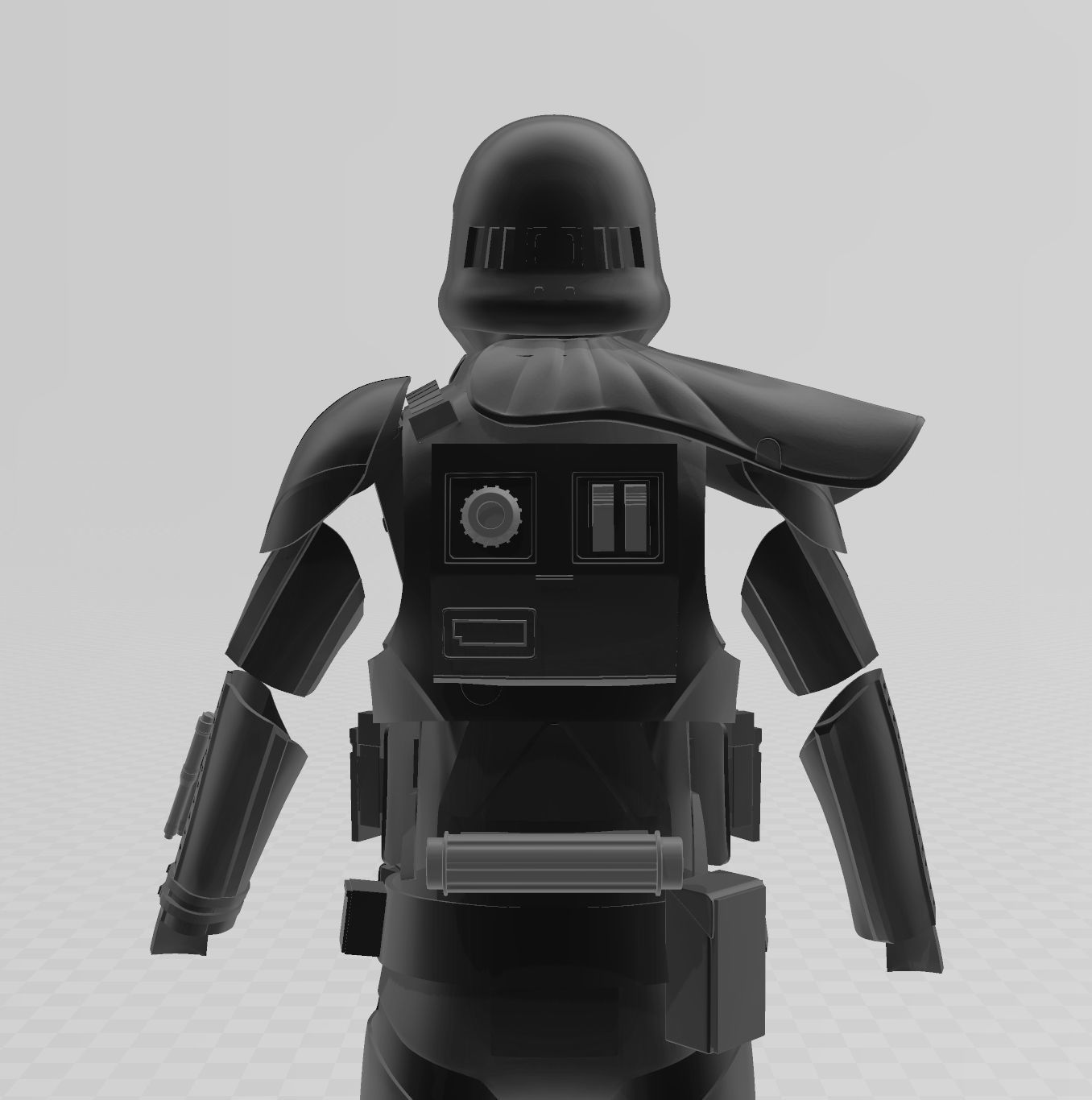 Star Wars Rogue One Death Trooper Full Armor 3D model 3D printable ...