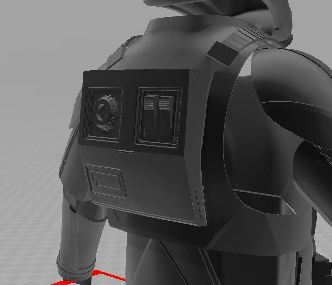 Star Wars Rogue One Death Trooper Full Armor 3D model 3D printable ...