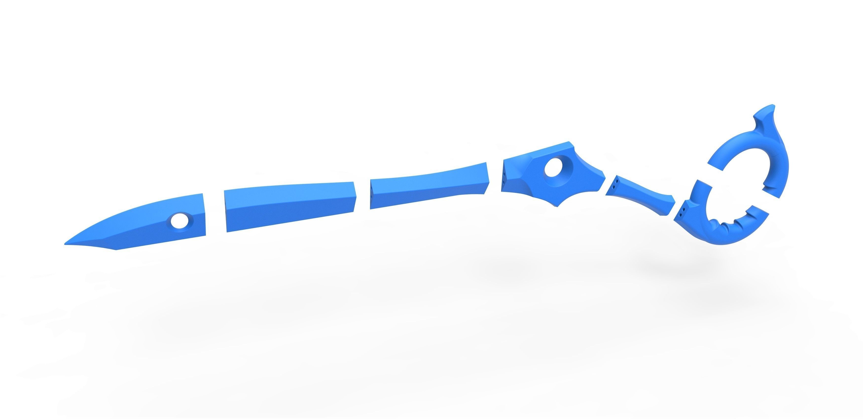 Scissor blade Sword of Nui Harime from Kill La Kill 3D model 3D ...