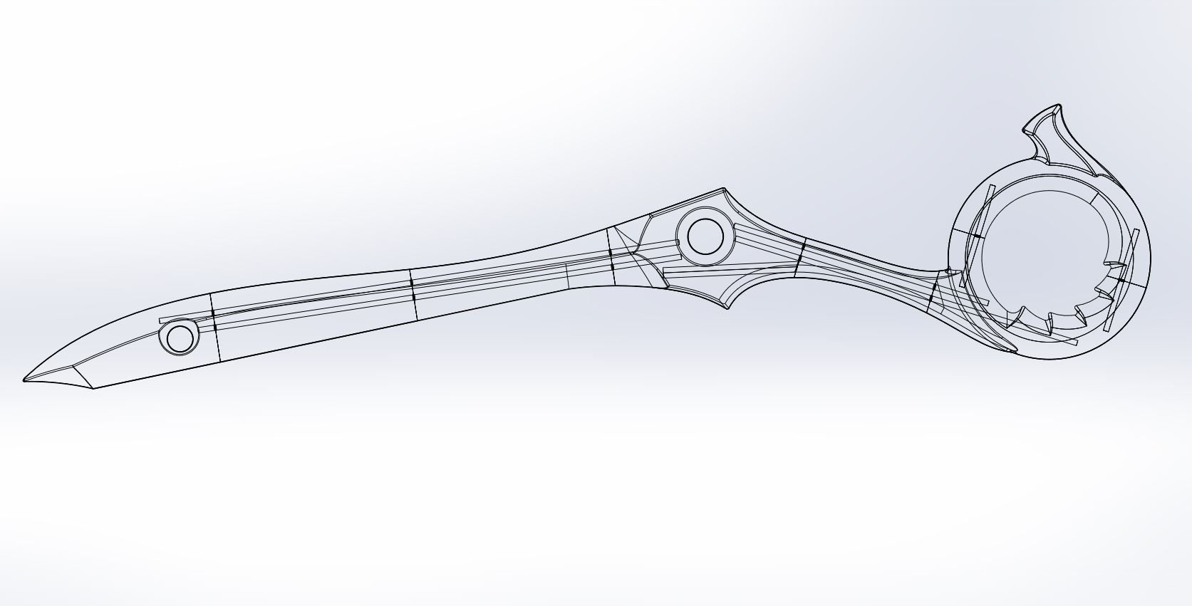 Scissor blade Sword of Nui Harime from Kill La Kill 3D model 3D ...